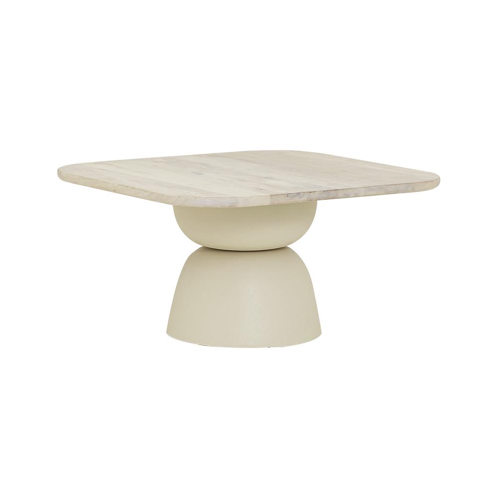 Barza Salontafel gebroken wit 80 cm - Barza - Tower Living
